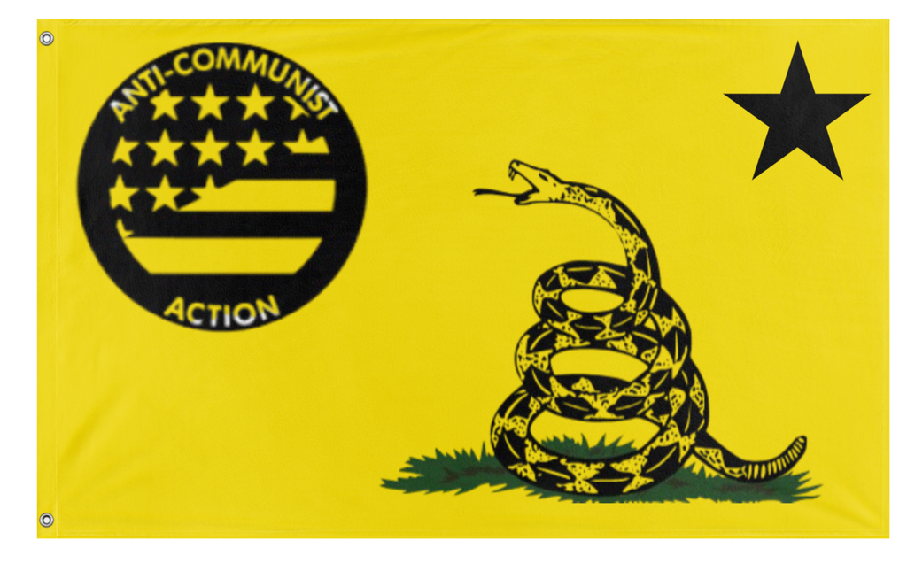 Anti Communist action USA flag (Ezra Hanson) – Flagmaker & Print