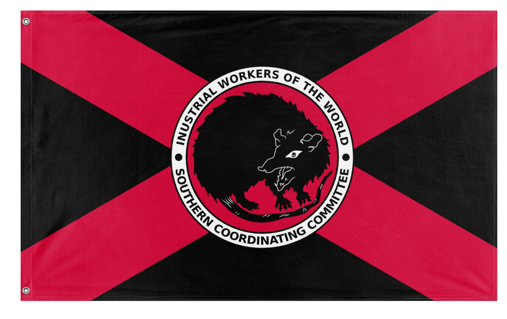 Syndicalist Florida Possum flag (Sabot Possum) – Flagmaker & Print