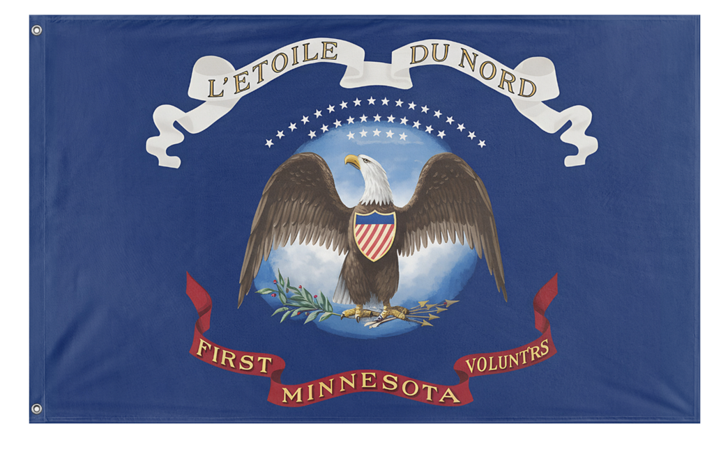 1st Minnesota Volunteer Infantry Regiment flag (Reproduction ...