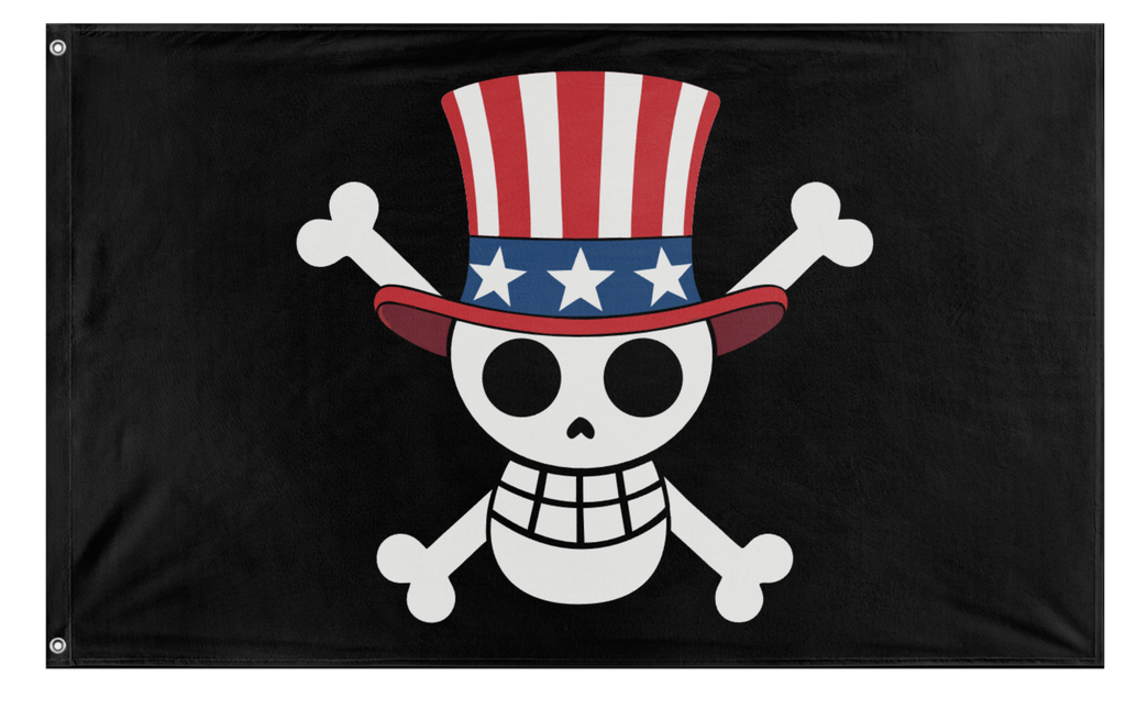American One Piece Gen Z Protest flag (Uncle Sam Pirates) – Flagmaker ...