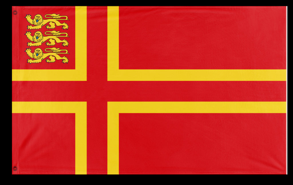 St Olaf with Three Leopards flag (Jersey) – Flagmaker & Print