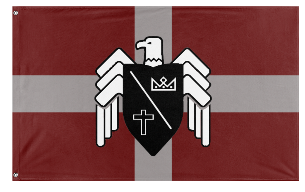 Basil England White flag (Luke Bomar) – Flagmaker & Print