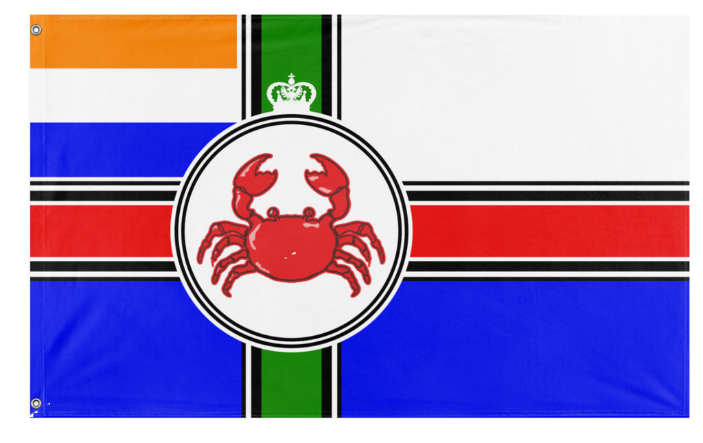 Crustacean Nation. flag (Christiaan Gouws) – Flagmaker & Print