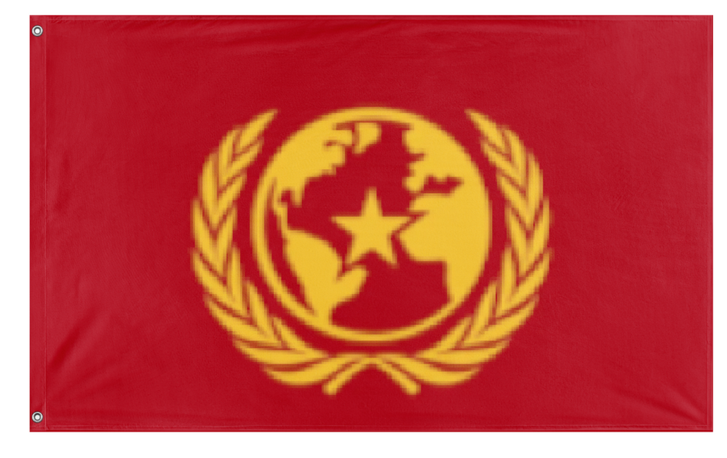 World socialist republic. flag (commie san ) – Flagmaker & Print