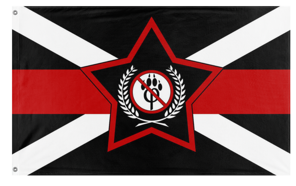 Saar sparkish anti furry flag (Saar sparky) – Flagmaker & Print