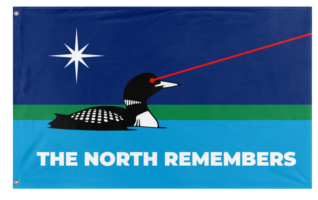 Minnesota Laser Loon flag (The North Remembers) – Flagmaker & Print