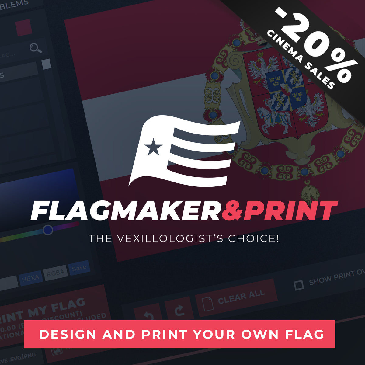 Flagmaker & Print ∼ Flag Designer ∼ Design and Print your own Flags!