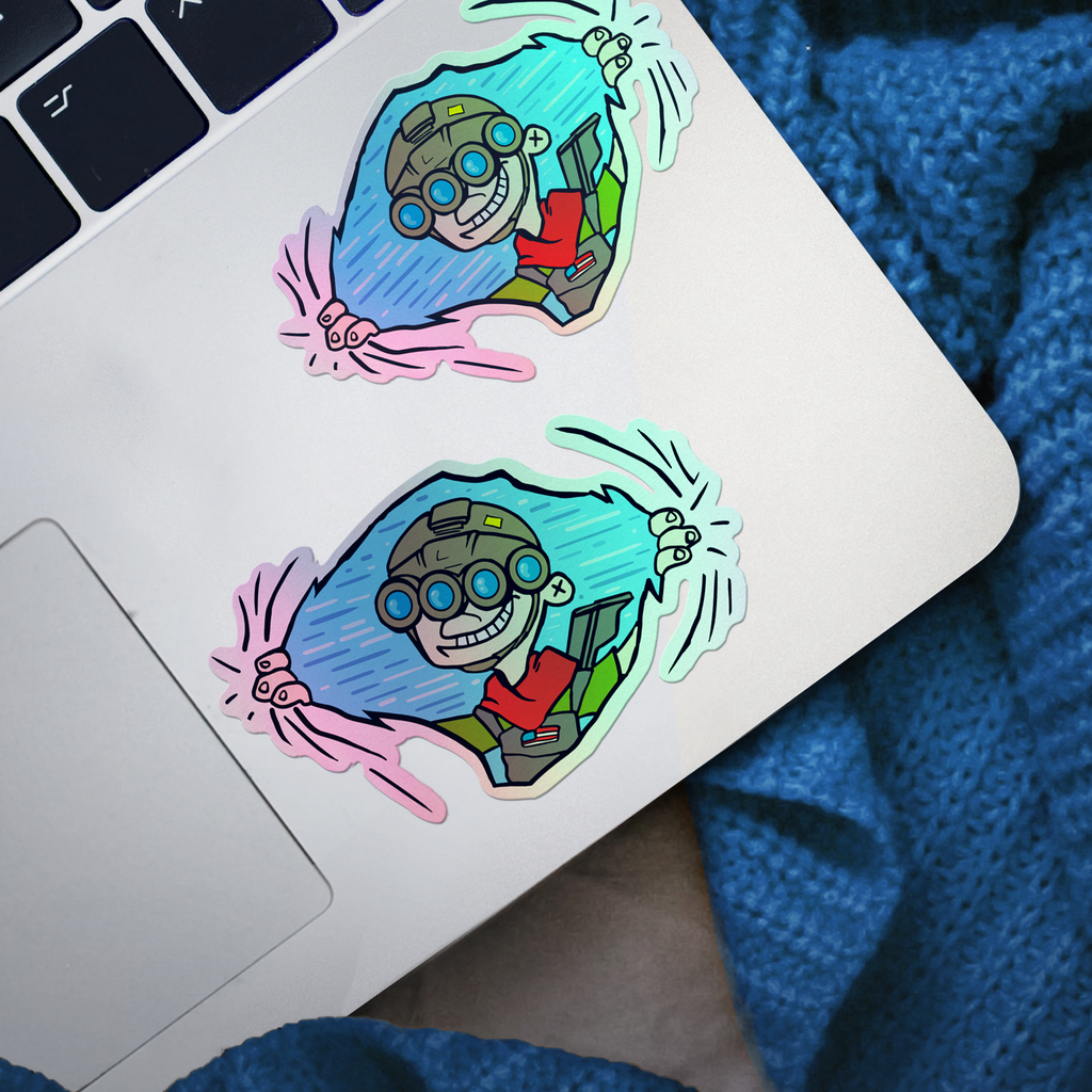 Life Has Many Doors, Fedboy - Holographic Stickers – Flagmaker & Print