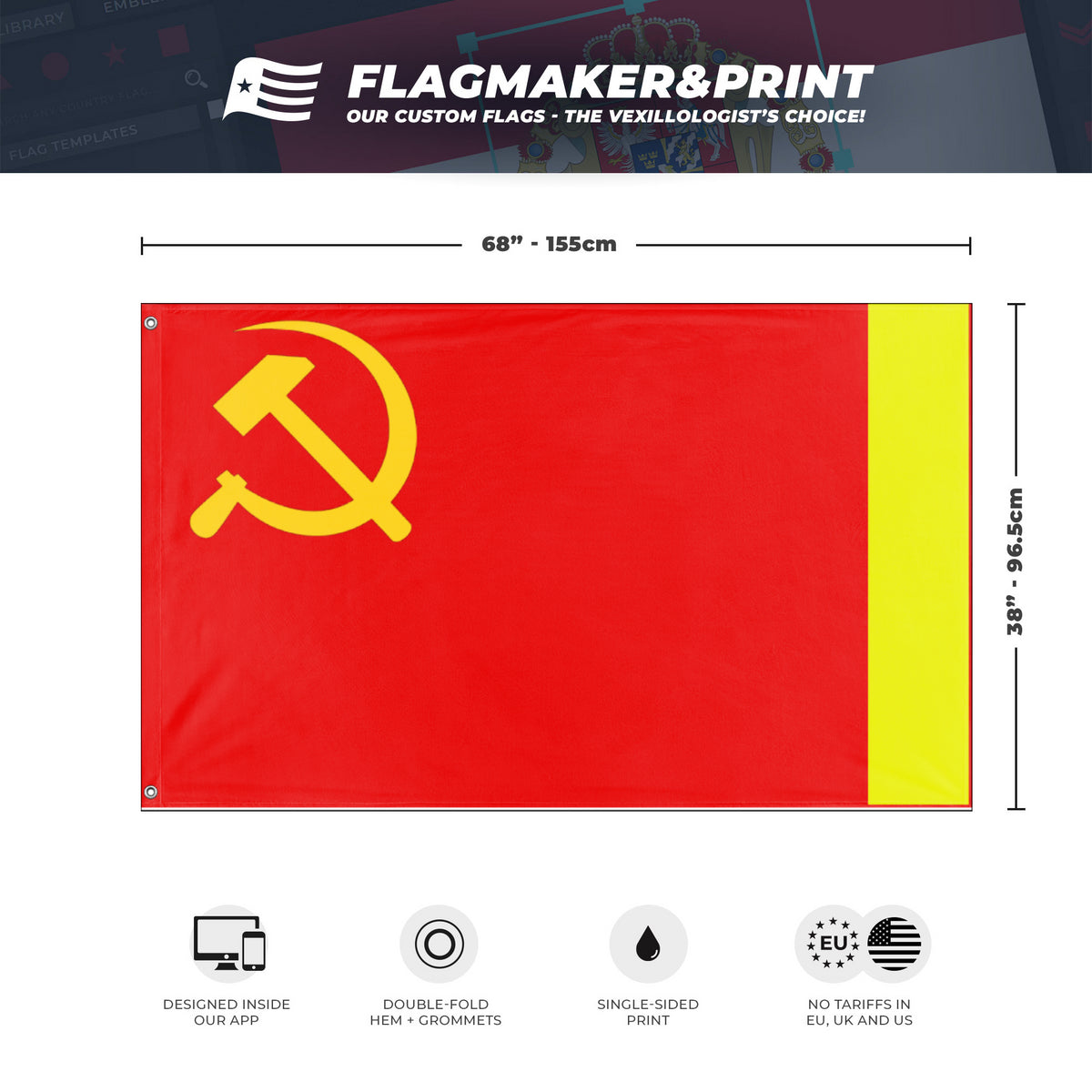 Western Red Army flag (Kamille12) – Flagmaker & Print
