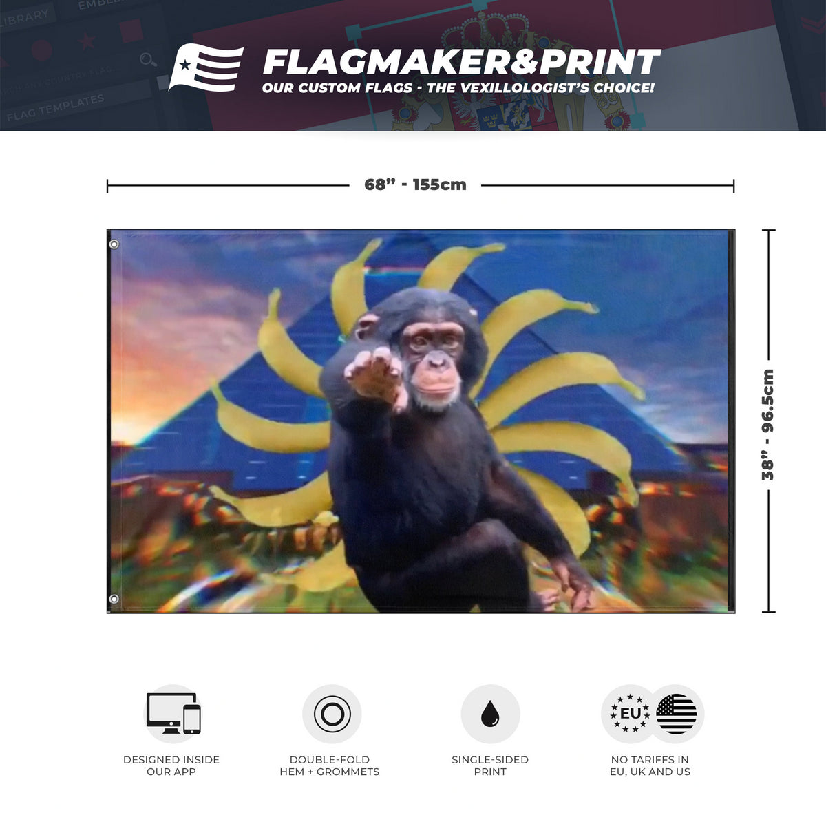 Aryan Monke flag (beenier) – Flagmaker & Print