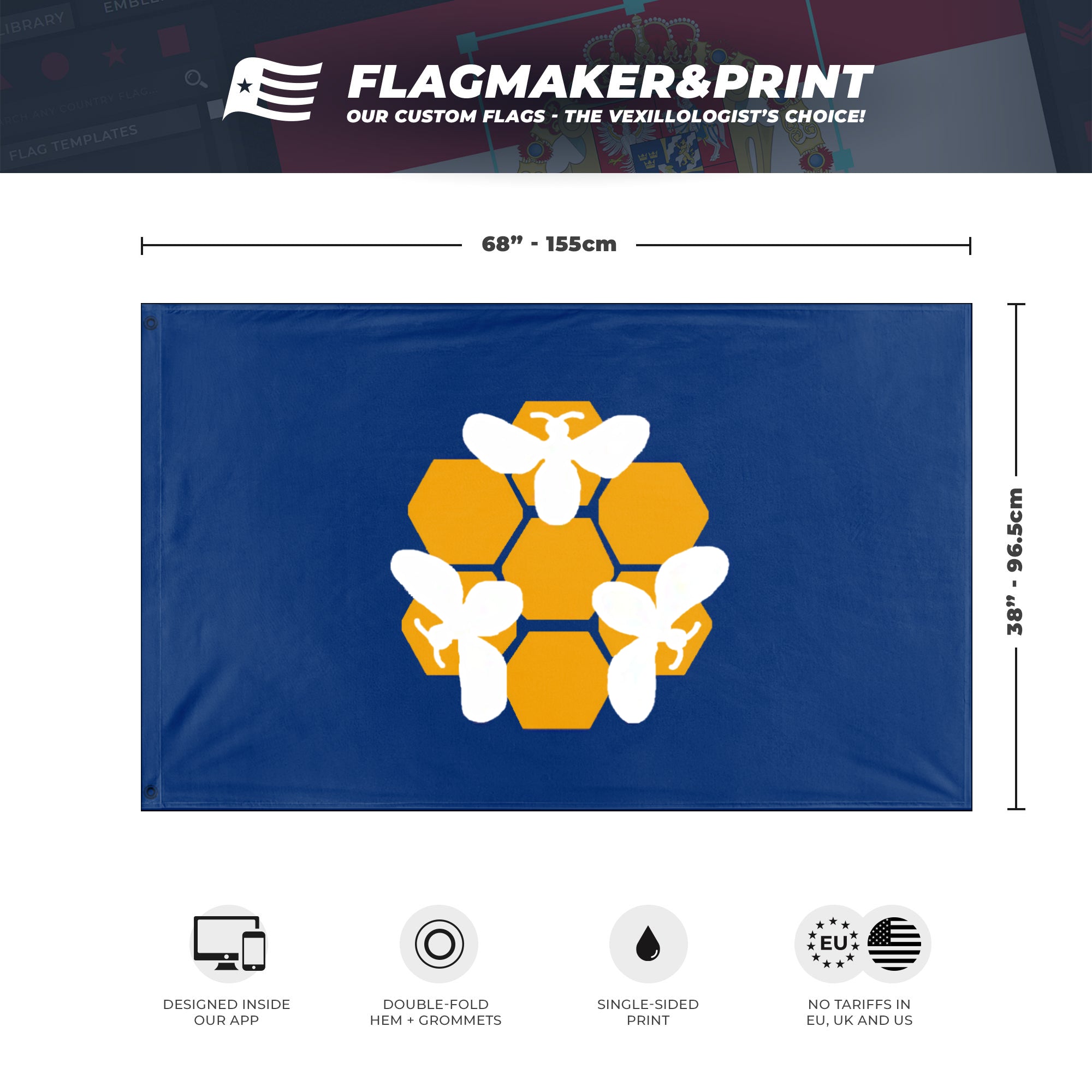 Mormon flag (Oscar) (Hidden) – Flagmaker & Print