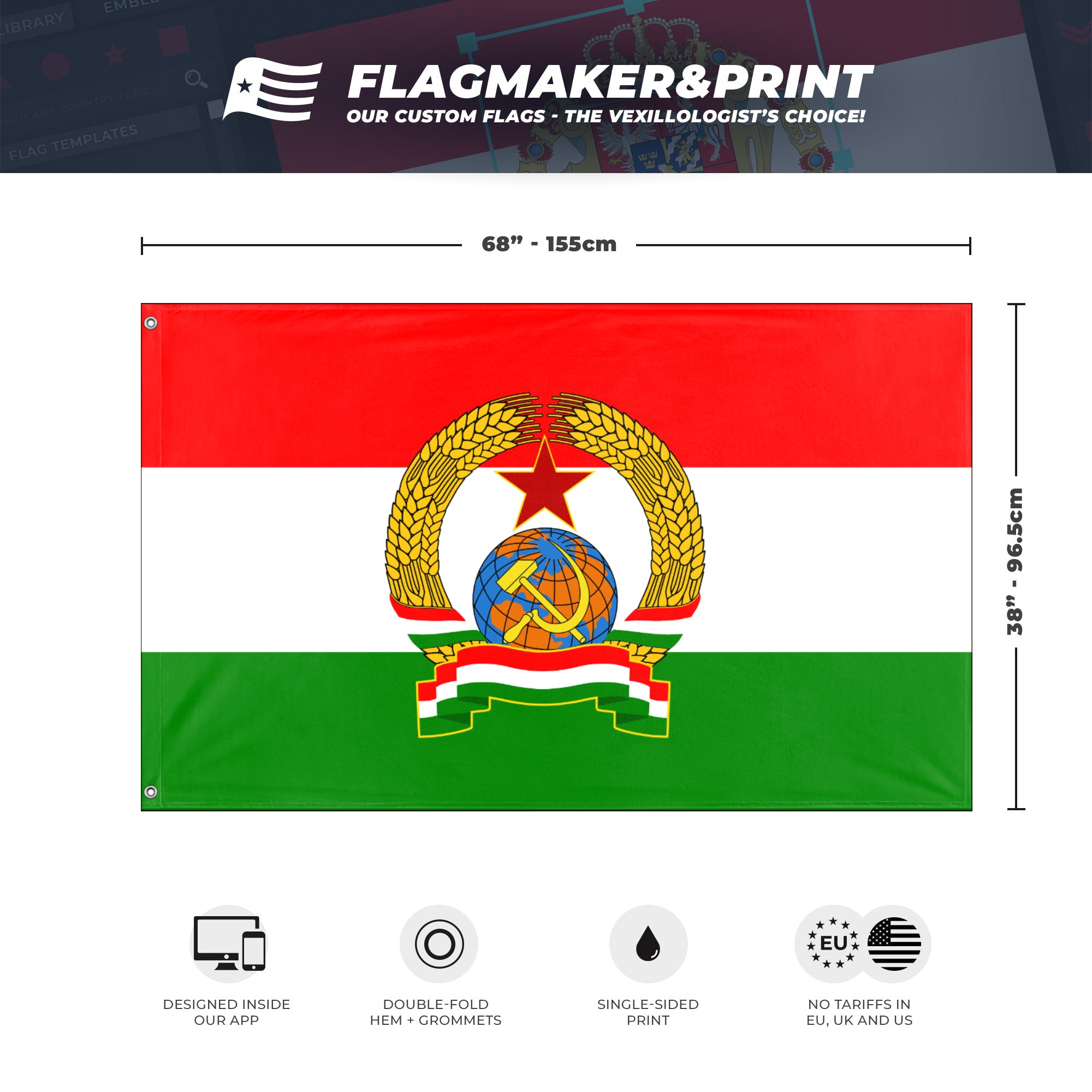 Communist Countries Flags