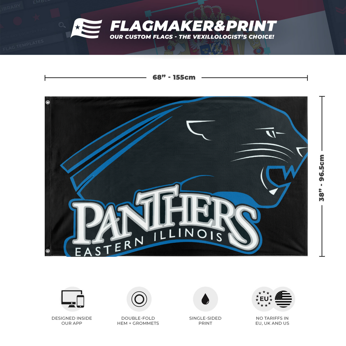 j flag (j) – Flagmaker & Print
