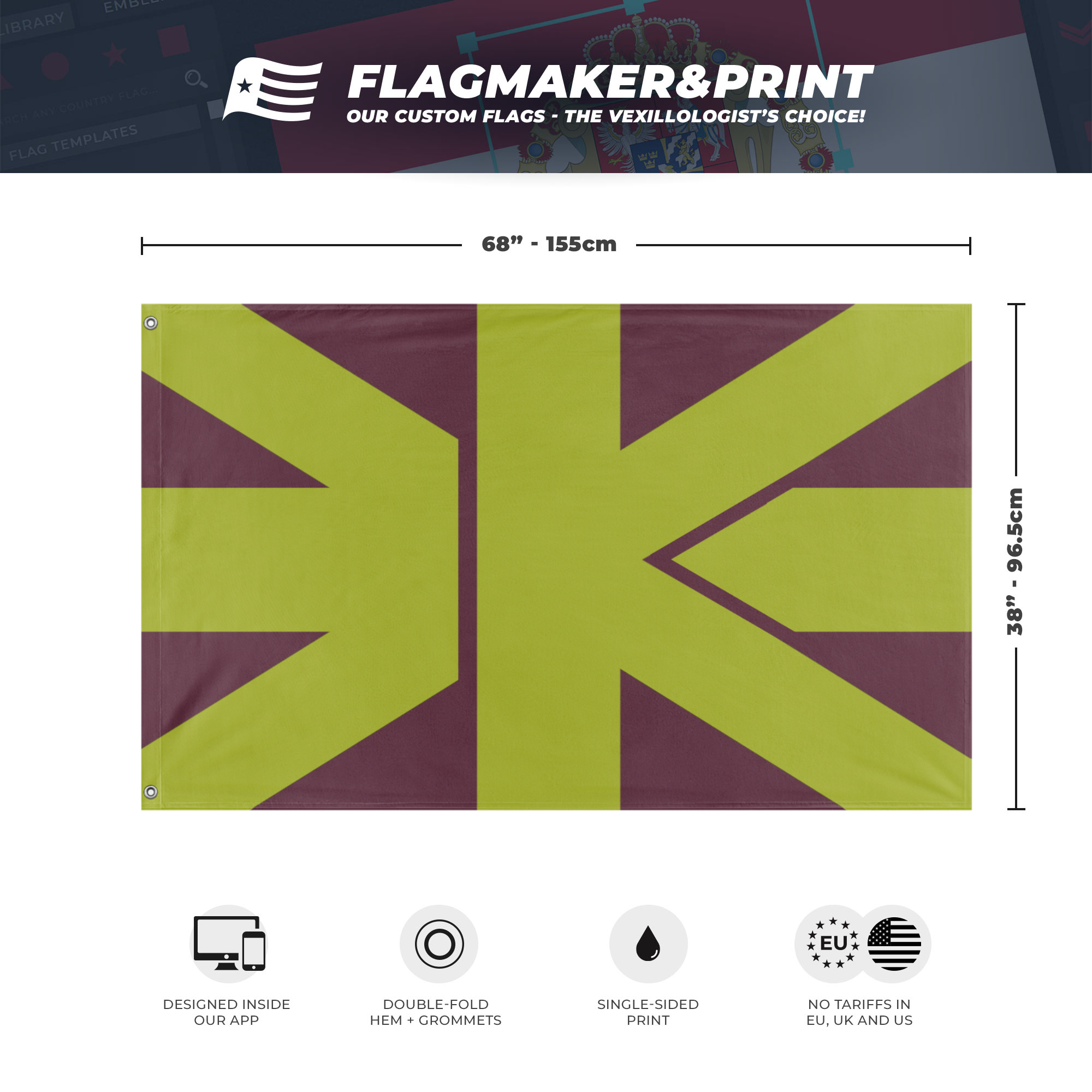 Kolechia flag (Papers, Please) – Flagmaker & Print