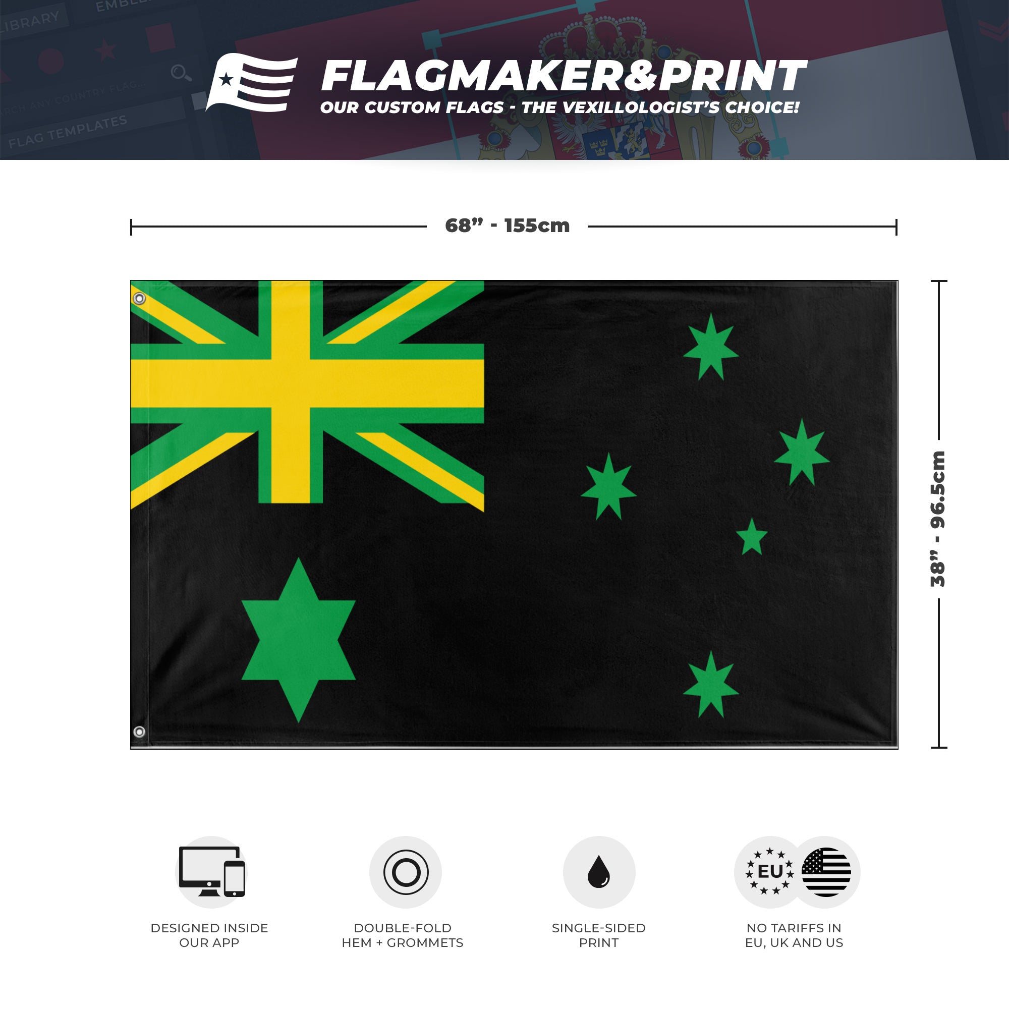 Republic of Australia flag (Flag Mashup Bot) – Flagmaker & Print