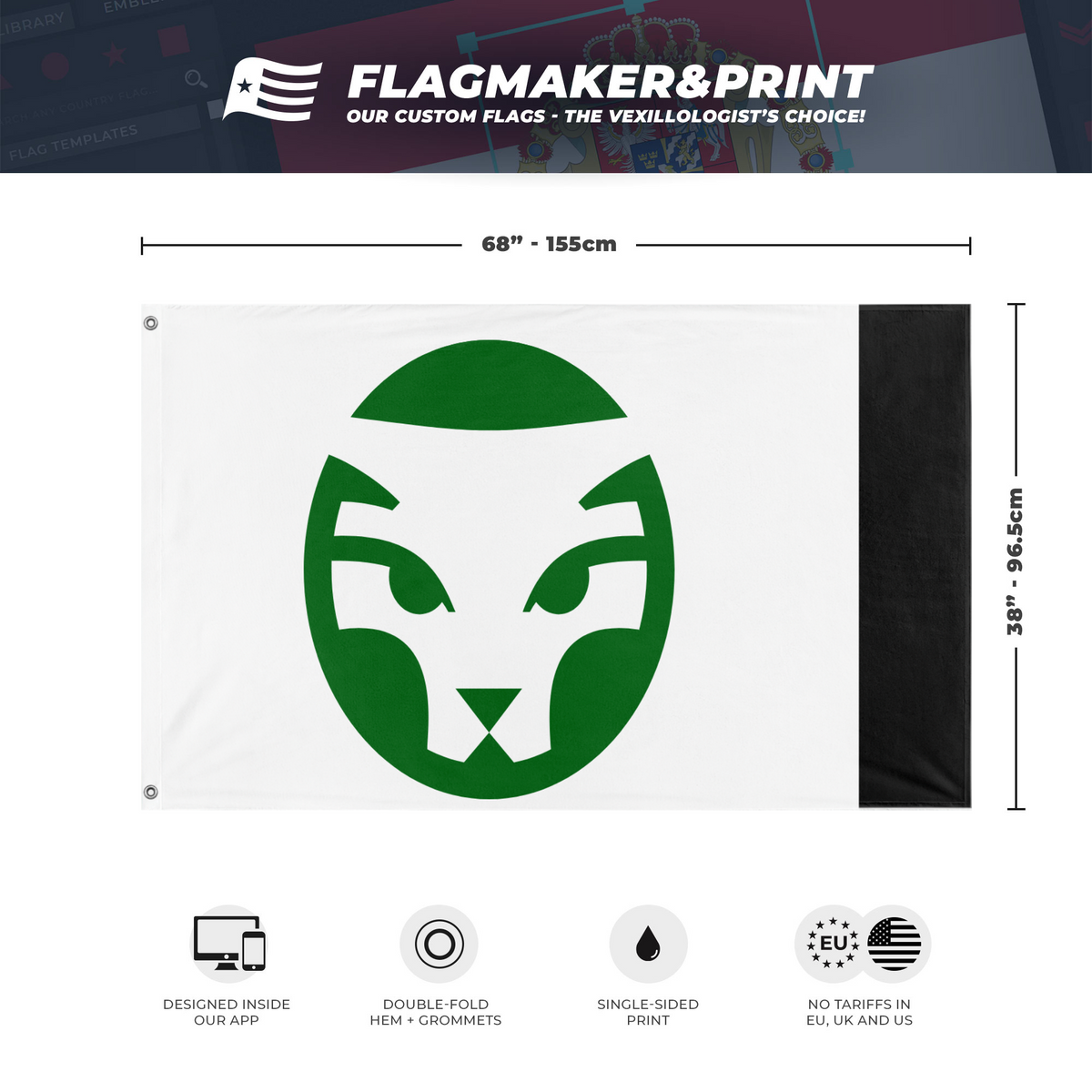 Wataly flag (Flag Mashup Bot) – Flagmaker & Print
