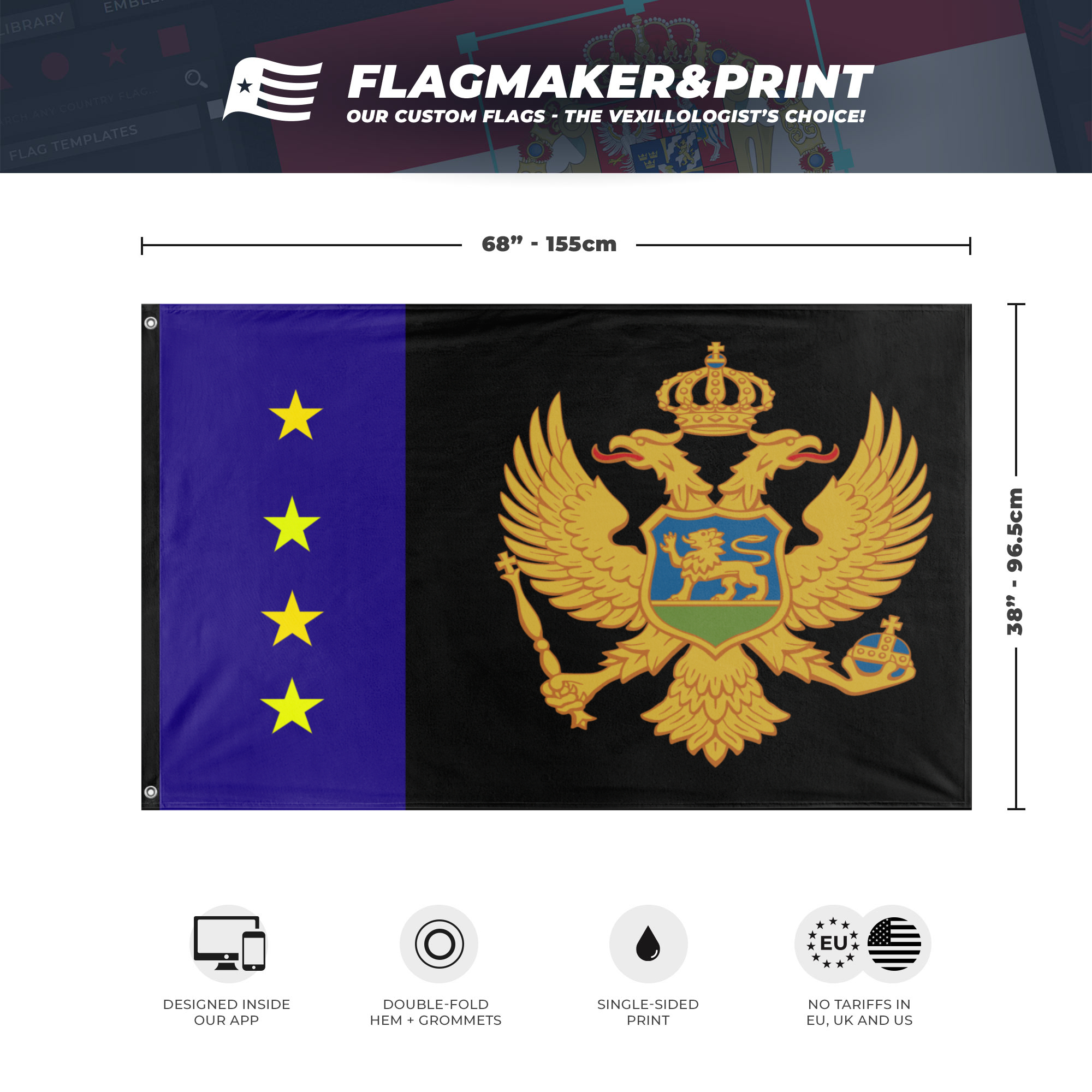 The Mongolian Empire flag (Leland) (Hidden) – Flagmaker & Print