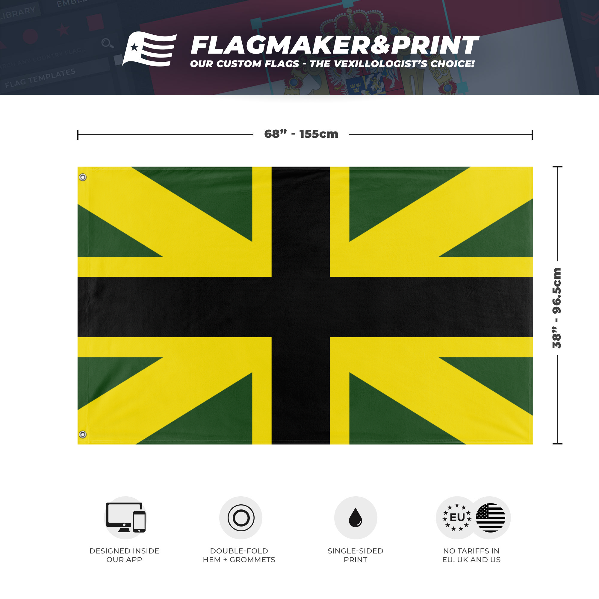 Great Gadsden flag (Flag Mashup Bot) – Flagmaker & Print