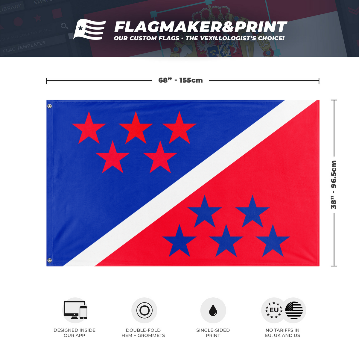 Empire of Austria (war) flag (.) – Flagmaker & Print