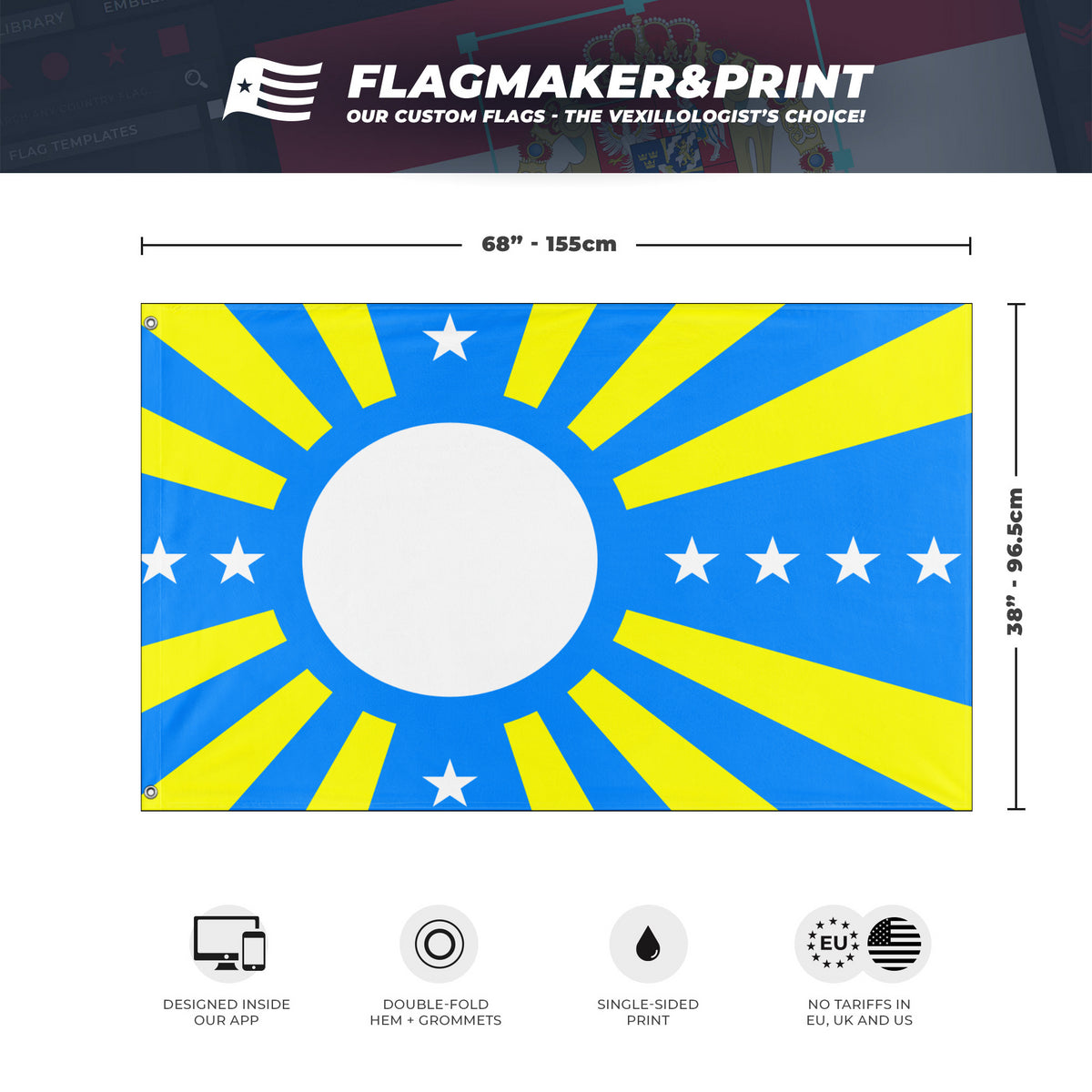 Japanese African Community flag (Flag Mashup Bot) – Flagmaker & Print