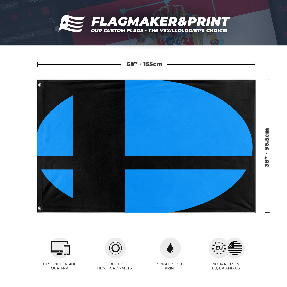 Southeast Bros flag (Flag Mashup Bot) – Flagmaker & Print