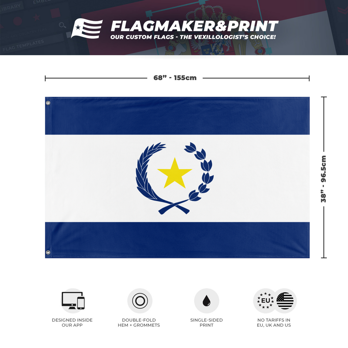 Bostralia flag (Flag Mashup Bot) – Flagmaker & Print