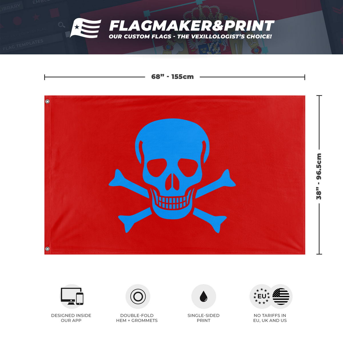 Russian Soviet Federative Socialist Pirate flag (Flag Mashup Bot ...