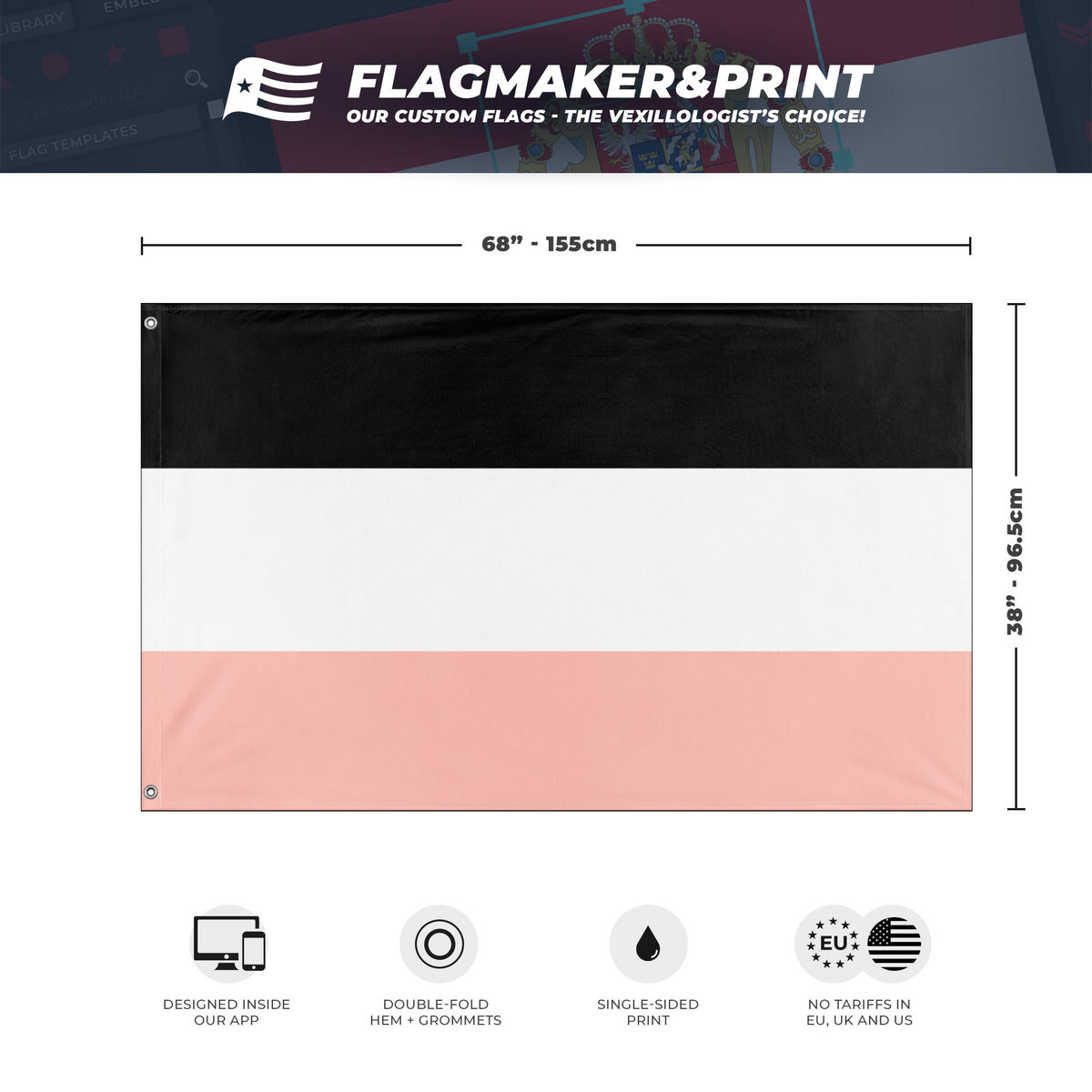 Petole flag (Flag Mashup Bot) – Flagmaker & Print