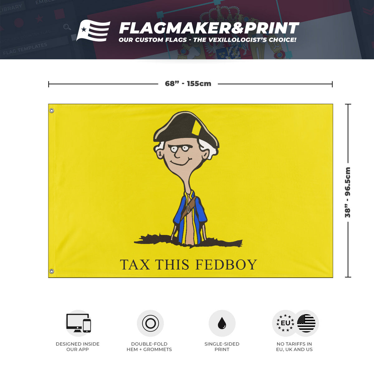 Tax This Fedboy flag (@Gwgbo) – Flagmaker & Print