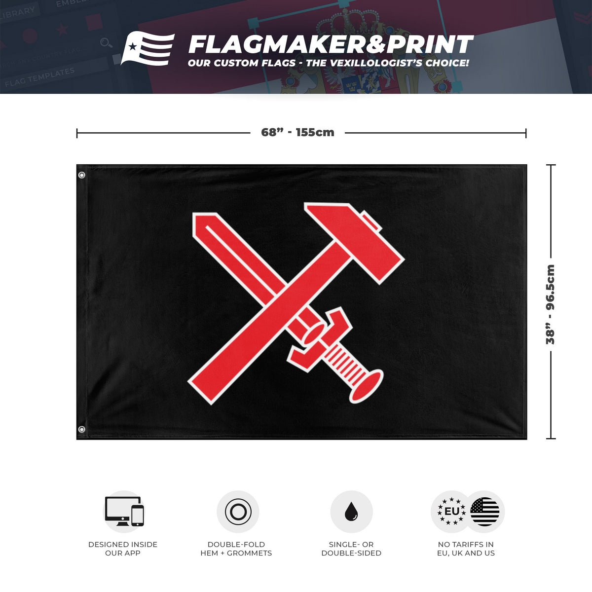 Flag (James) (Hidden) – Flagmaker & Print