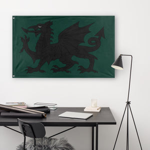 black and green dragon flag (OTP) (Hidden) – Flagmaker & Print
