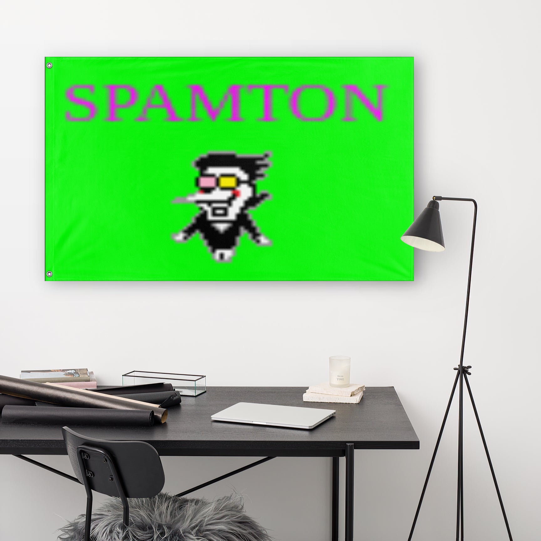 spamtong flag (spamton a spamton) – Flagmaker & Print