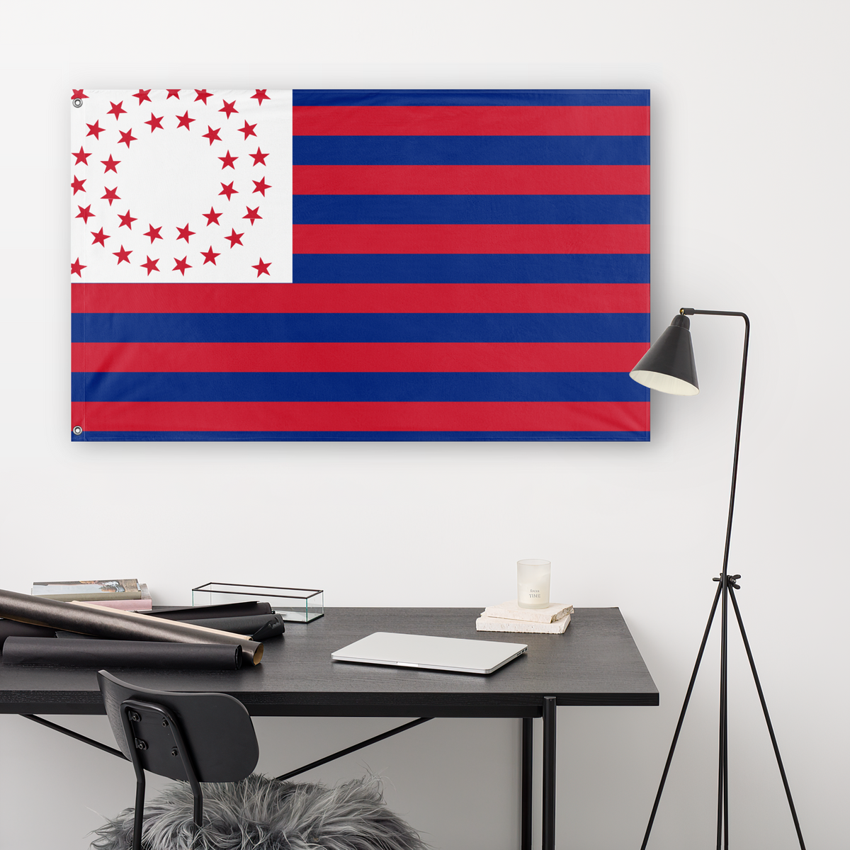 Blue States of America flag (Flag Mashup Bot) – Flagmaker & Print