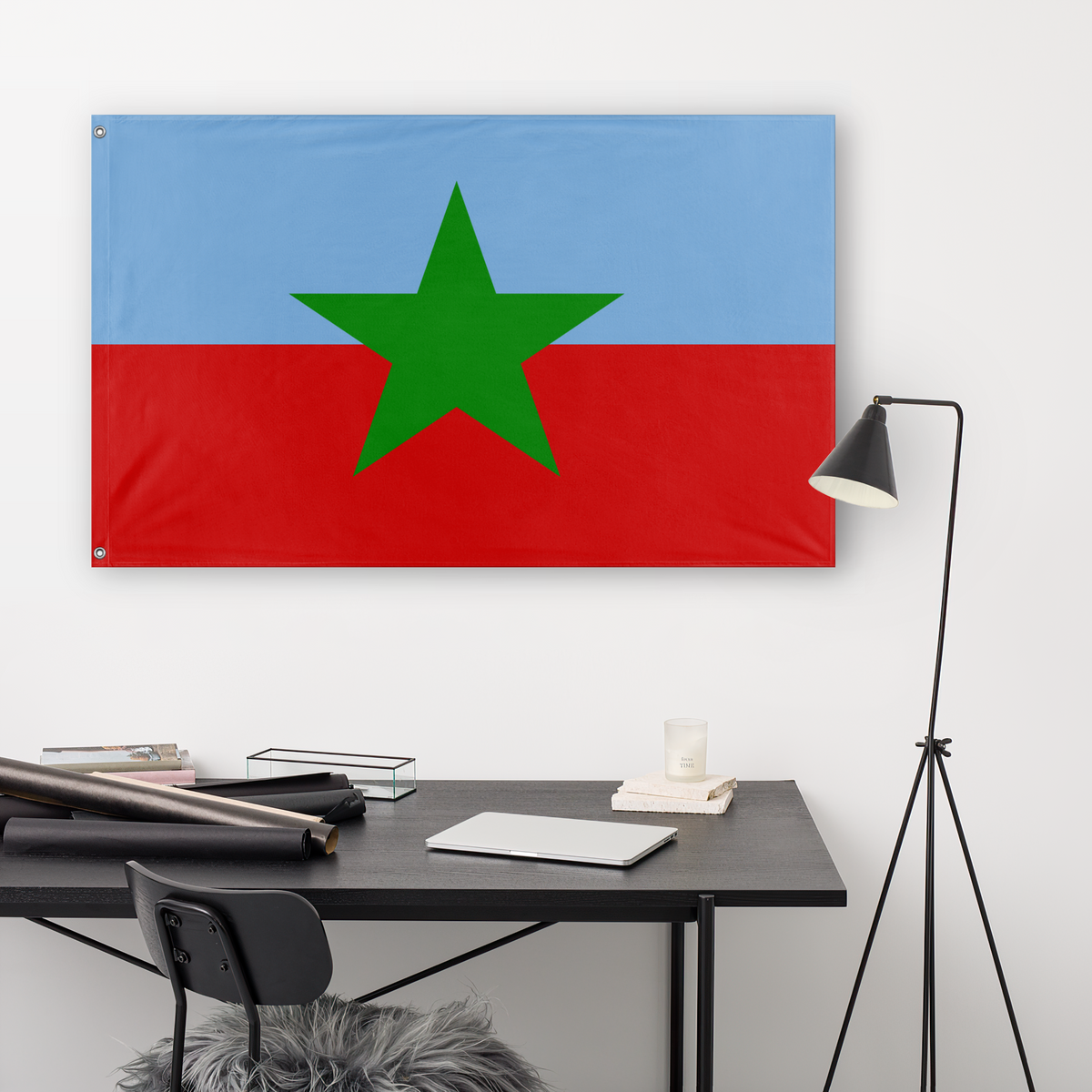 Viet Mapuches Flag Flag Mashup Bot Flagmaker Print