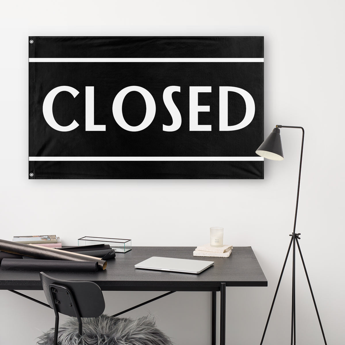 CLOSED flag (RITA) (Hidden) – Flagmaker & Print