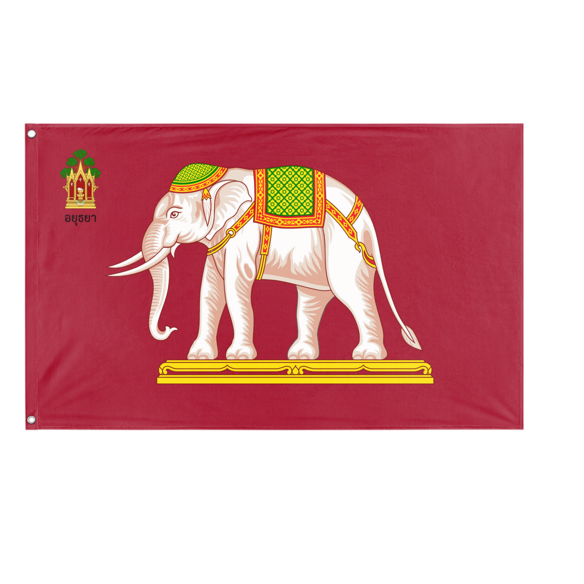 Flag of Ayutthaya (Rama I) flag(Flag of Thailand(Hidden)) – Flagmaker ...
