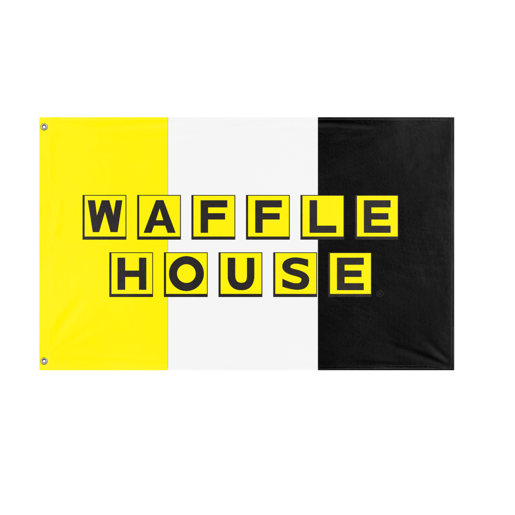 Team Waffle House flag (Mr. Waffle) – Flagmaker & Print
