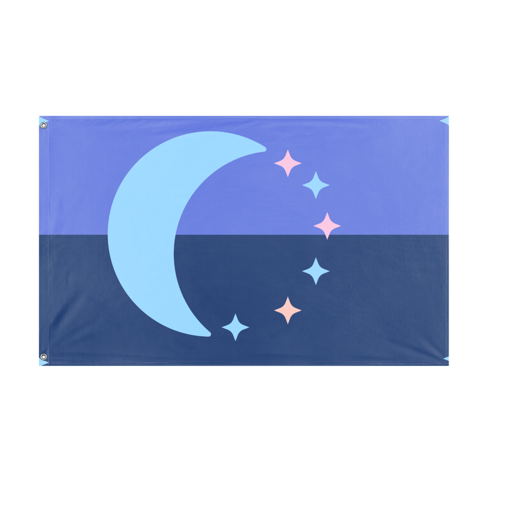AzureMoon flag (Ricky Truong) (Hidden) – Flagmaker & Print
