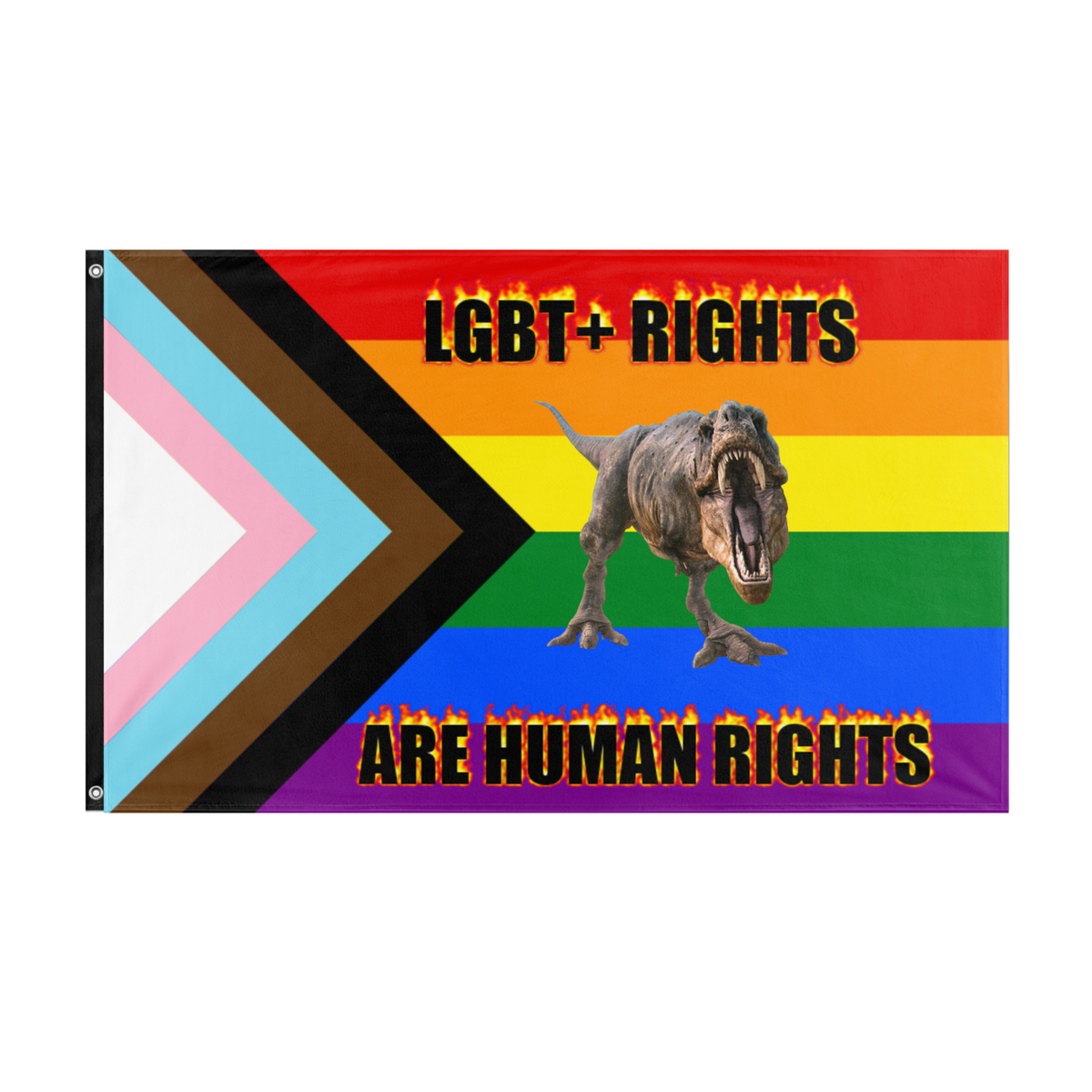 LGBTosaurus flag (Adam Donaruma) – Flagmaker & Print