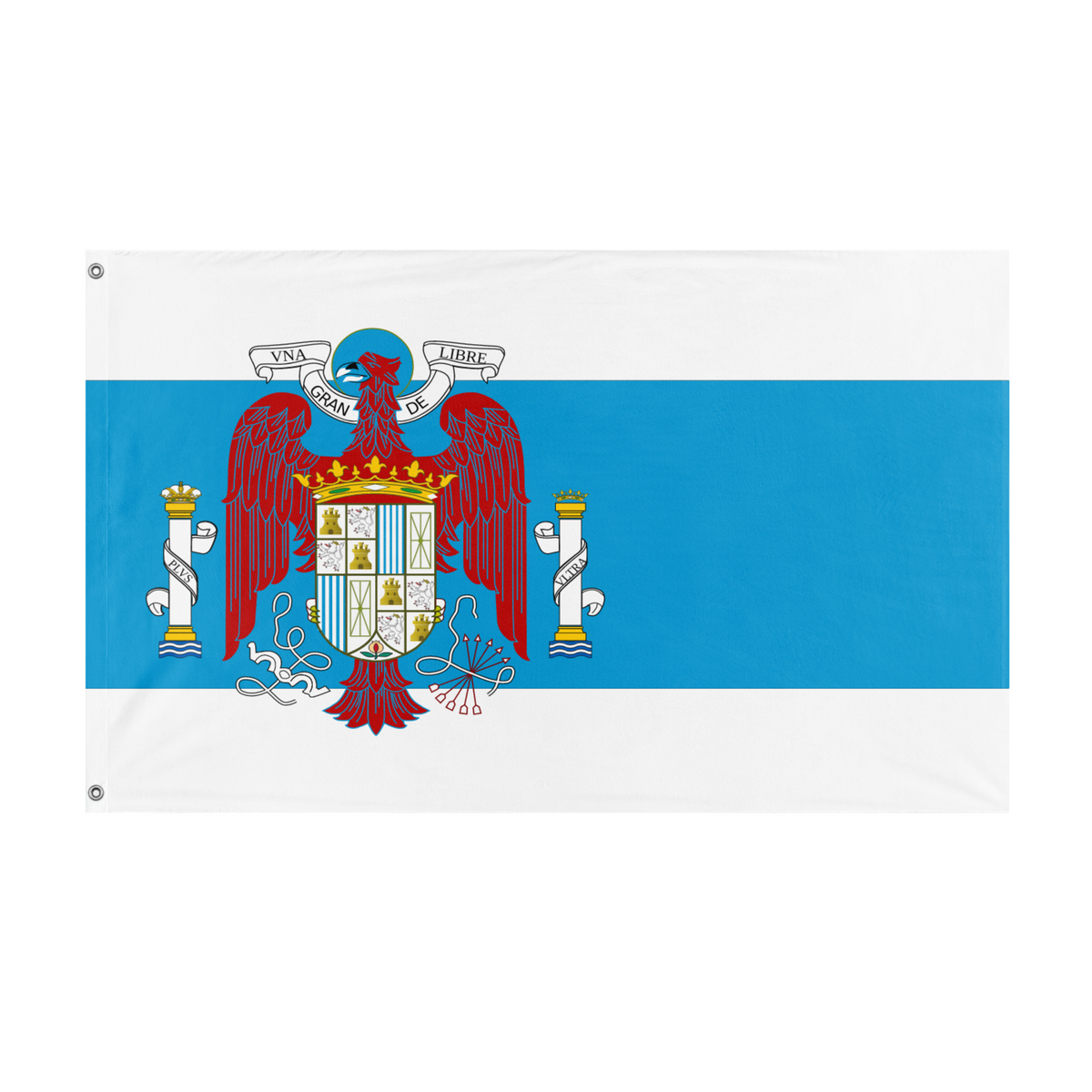 Spain under Statenvlag flag (Flag Mashup Bot) – Flagmaker & Print