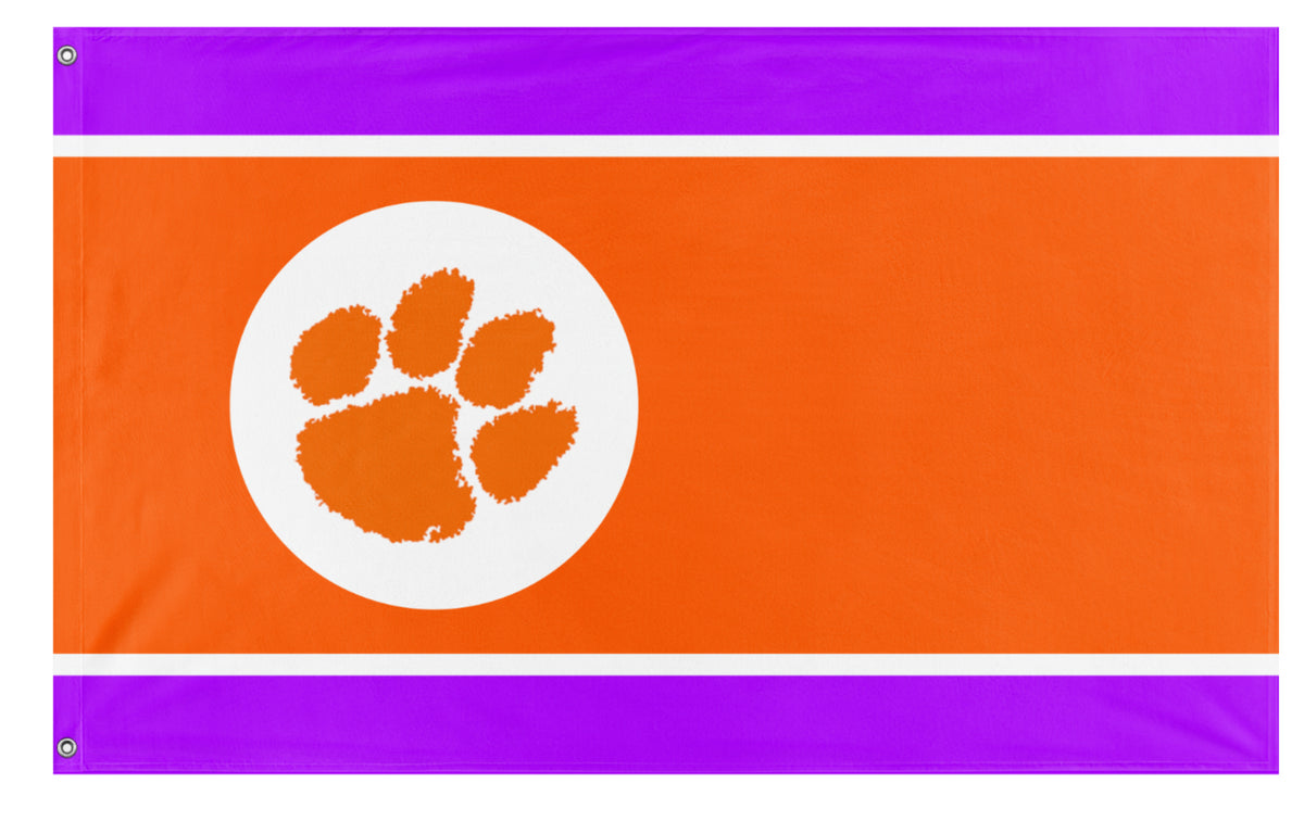 clemson flag (campbell) – Flagmaker & Print