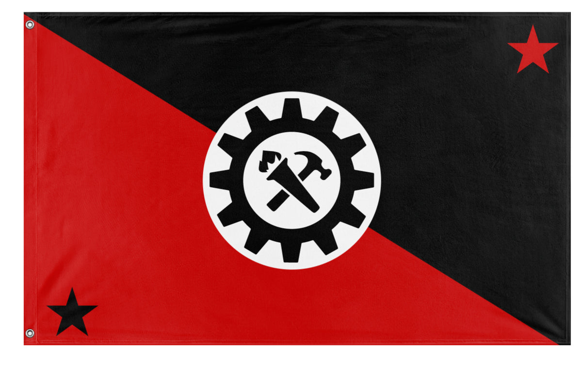 Union of Syndicalists (Anarcho-Syndicalist Party) flag (Cortex ...