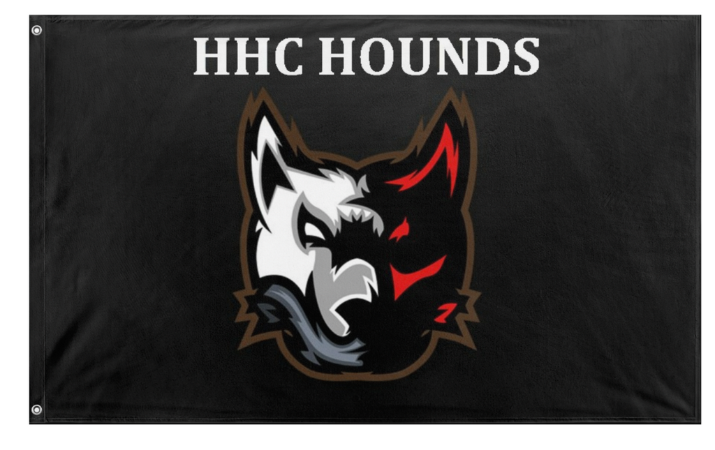 HHC Hounds flag (Grant) (Hidden) – Flagmaker & Print