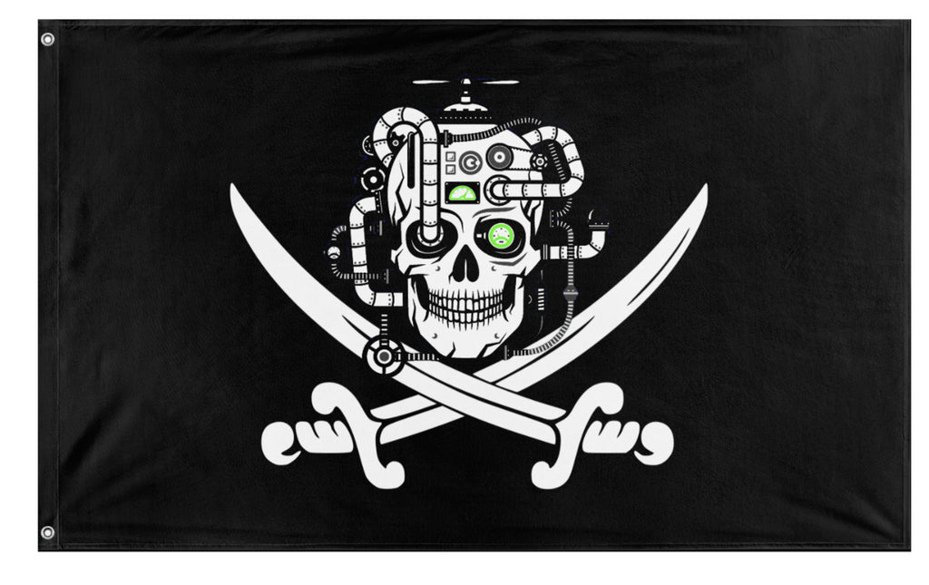 cyborg jack rackham flag (diamondbishop) – Flagmaker & Print